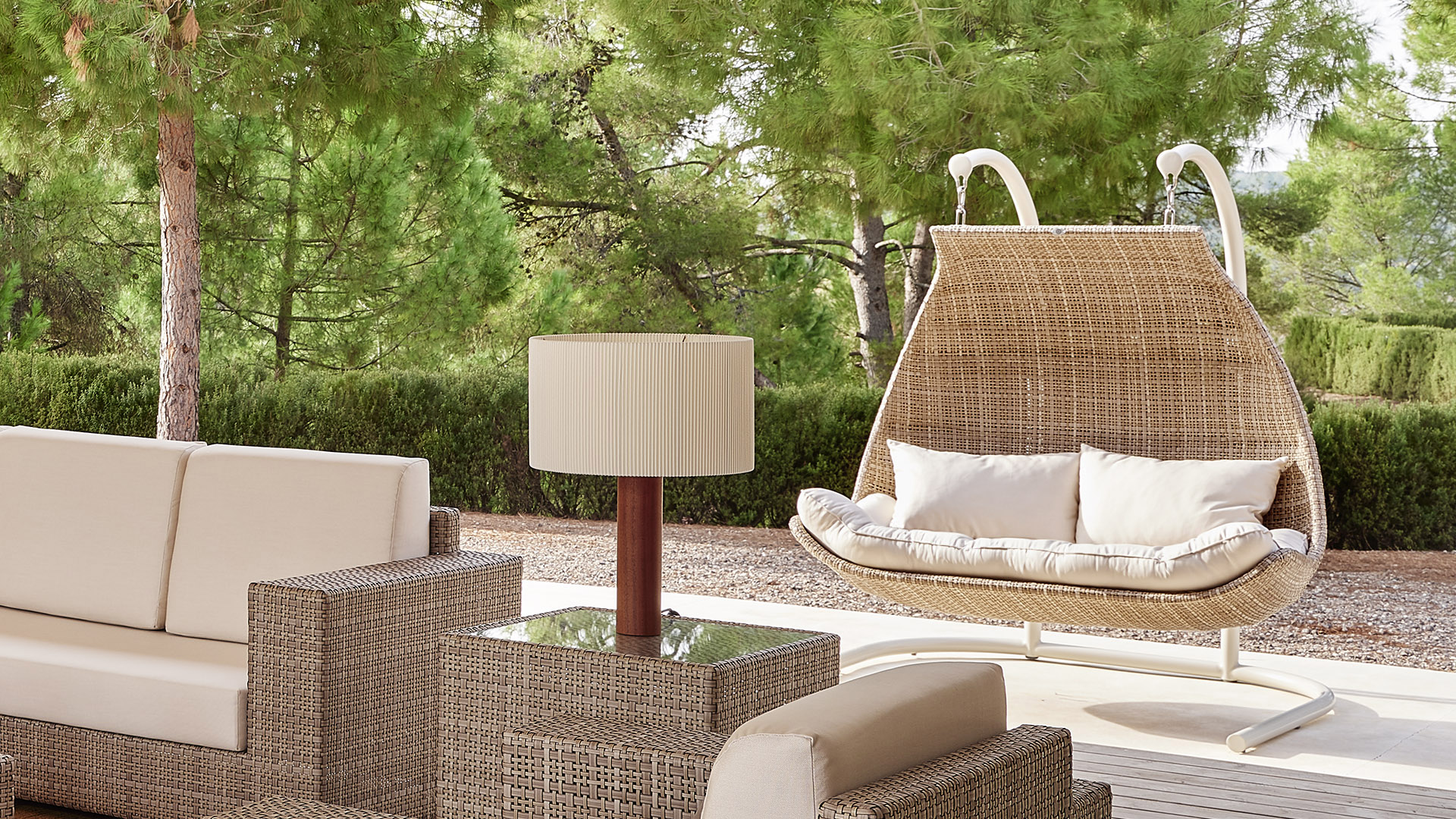 PALOMA DOUBLE HANGING CHAIR - SKYLINE DESIGN - Premium Outdoor Furniture
