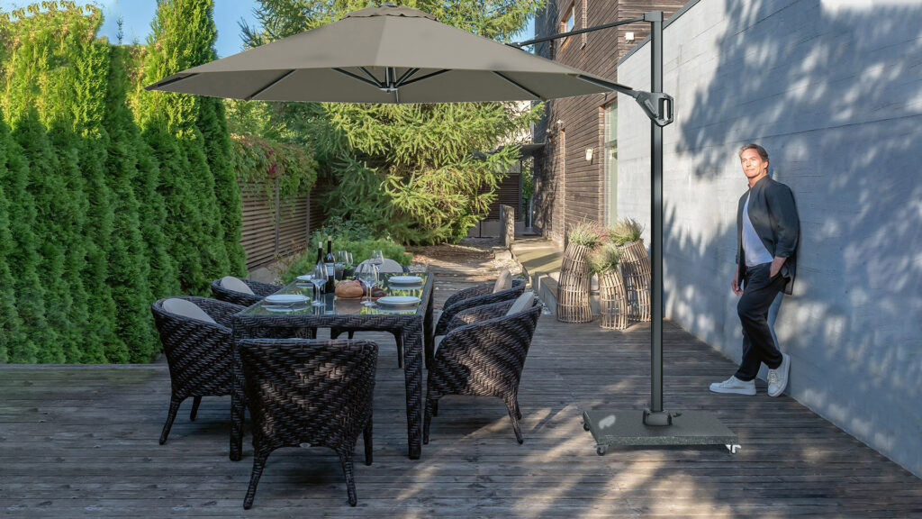 VOYAGER T1 FREE-ARM PARASOL - SKYLINE DESIGN - Premium Outdoor Furniture